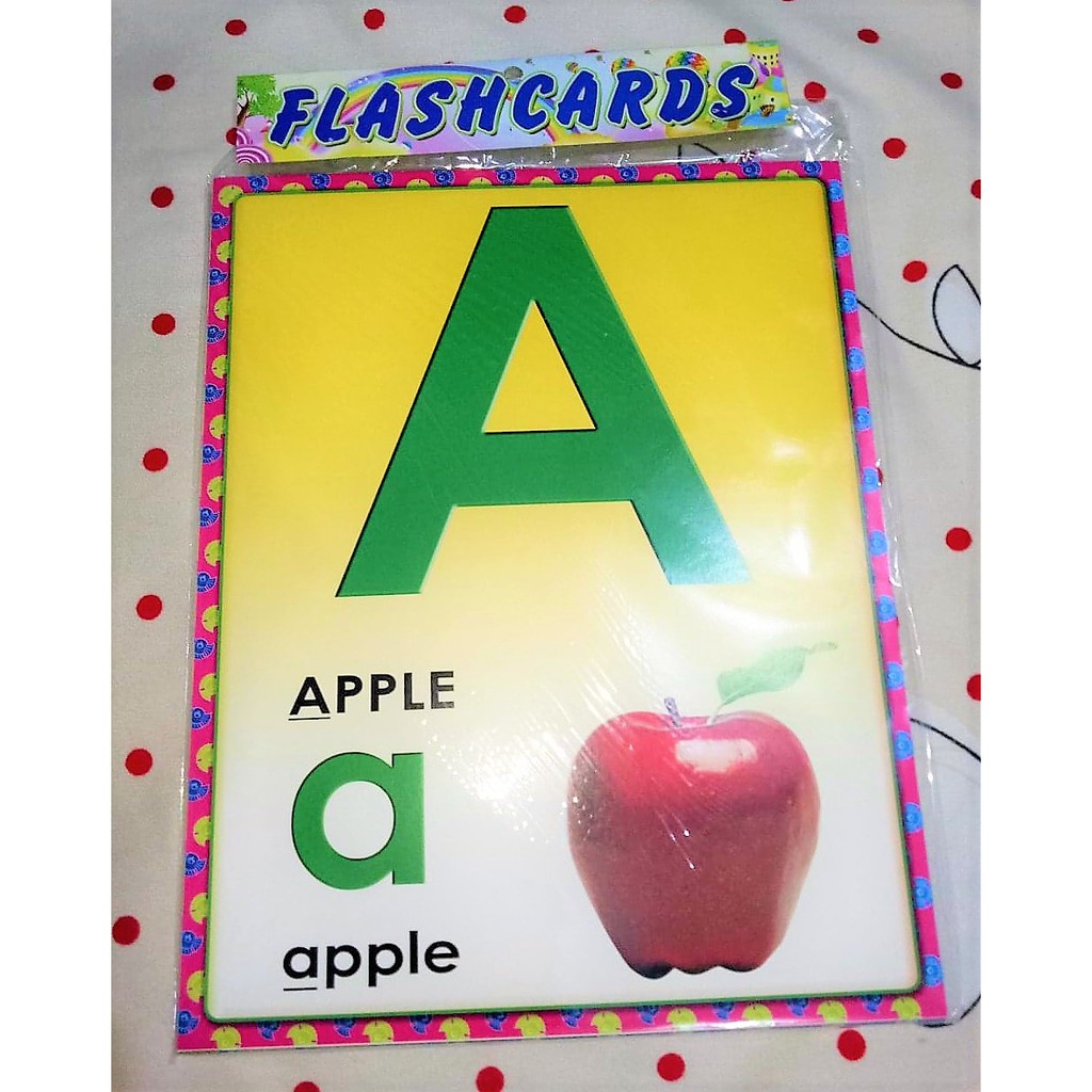 Giant Big Flash Cards Alphabet Educational 8 1/2 X 11 Inches Alphabet ...