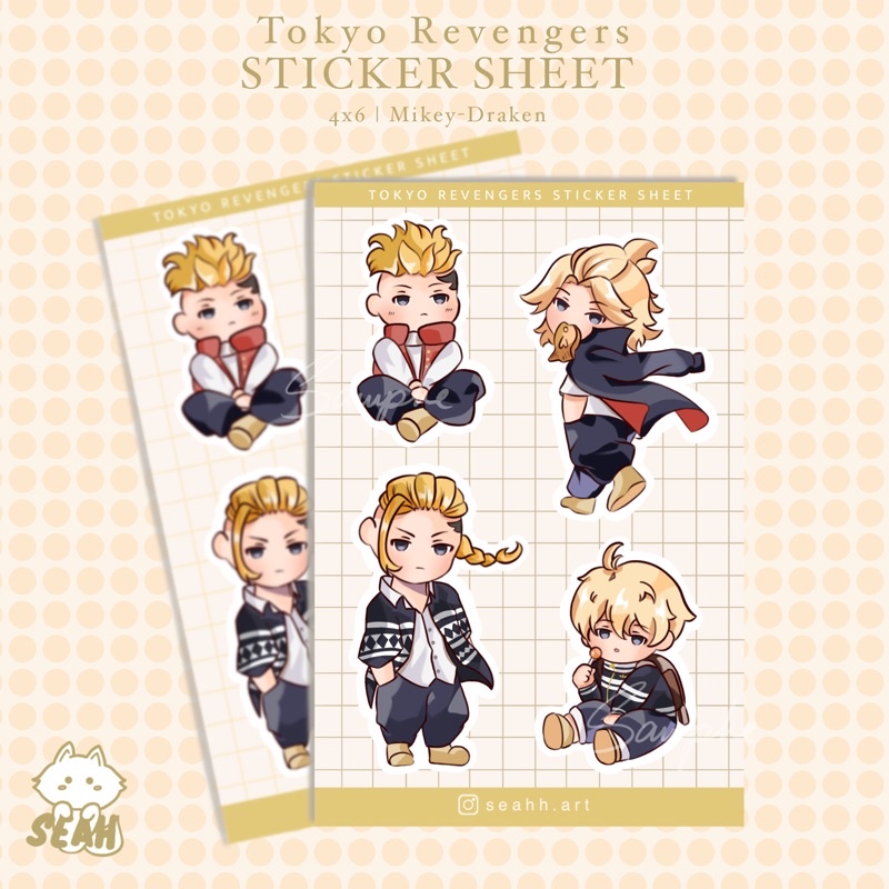 Tokyo Revengers Sticker Sheet | Shopee Philippines