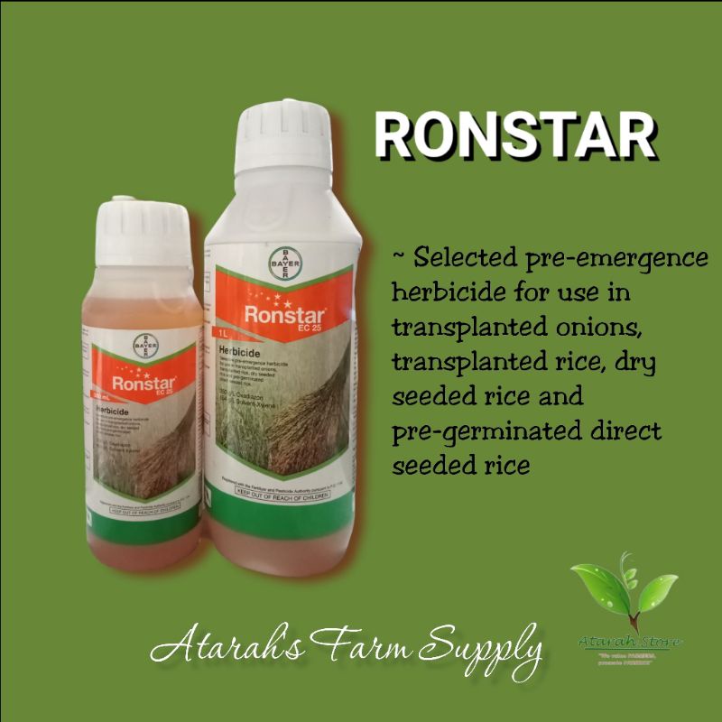 COD! RONSTAR EC 25 HERBICIDE (500ML & 1L) | Shopee Philippines