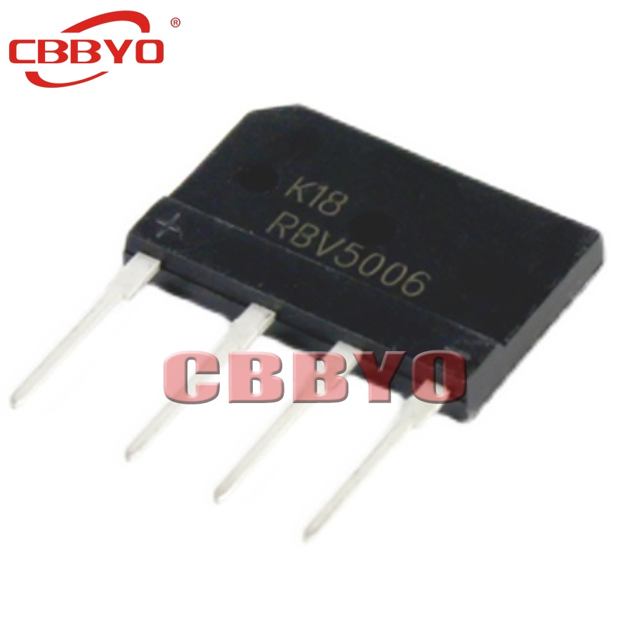 5pcs Brand New RBV5006 50A 600V DIP-4 RBV 5006 | Shopee Philippines