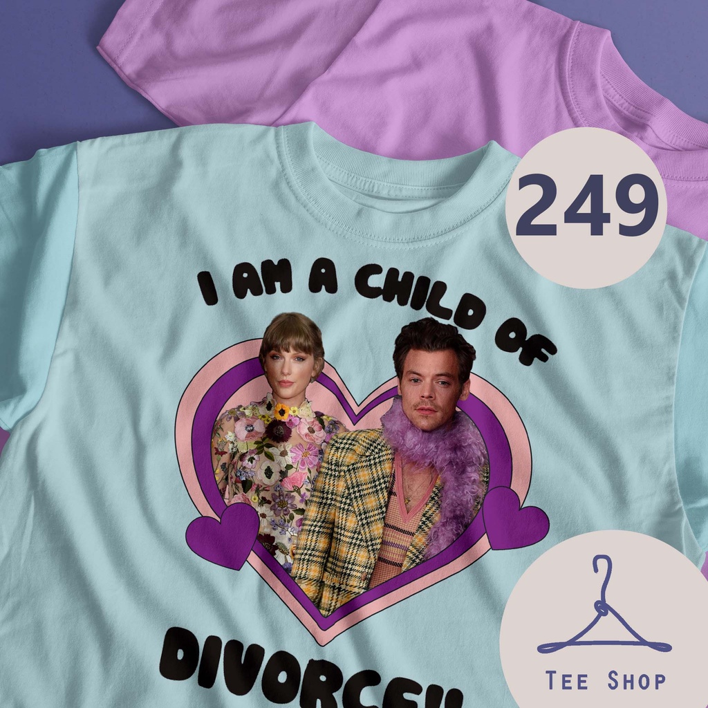 taylor and harry Haylor - I'm a Child of a Divorce Meme Cotton Shirt ...