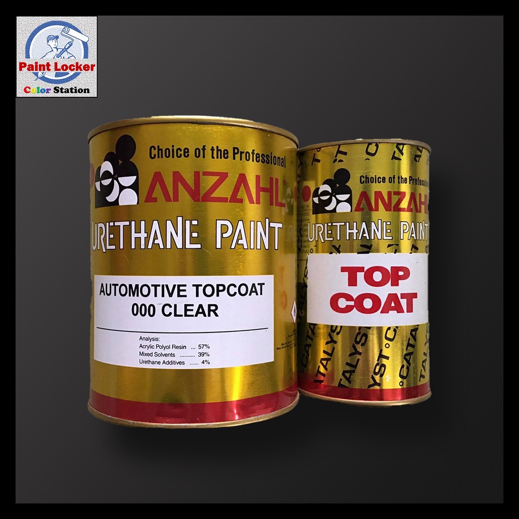 Anzahl Urethane Automotive Topcoat 000 Clear with Topcoat Catalyst- 1 Liter | Shopee Philippines