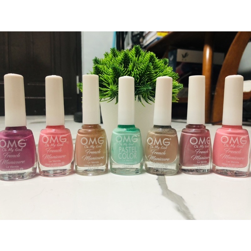 OMG French Manicure Nail Polish 10g | Shopee Philippines