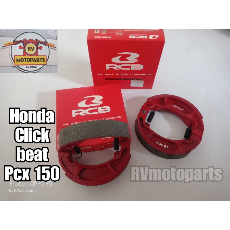 RCB brake shoe Honda Click / beat / PCX 150 / Air blade 150 | Shopee ...