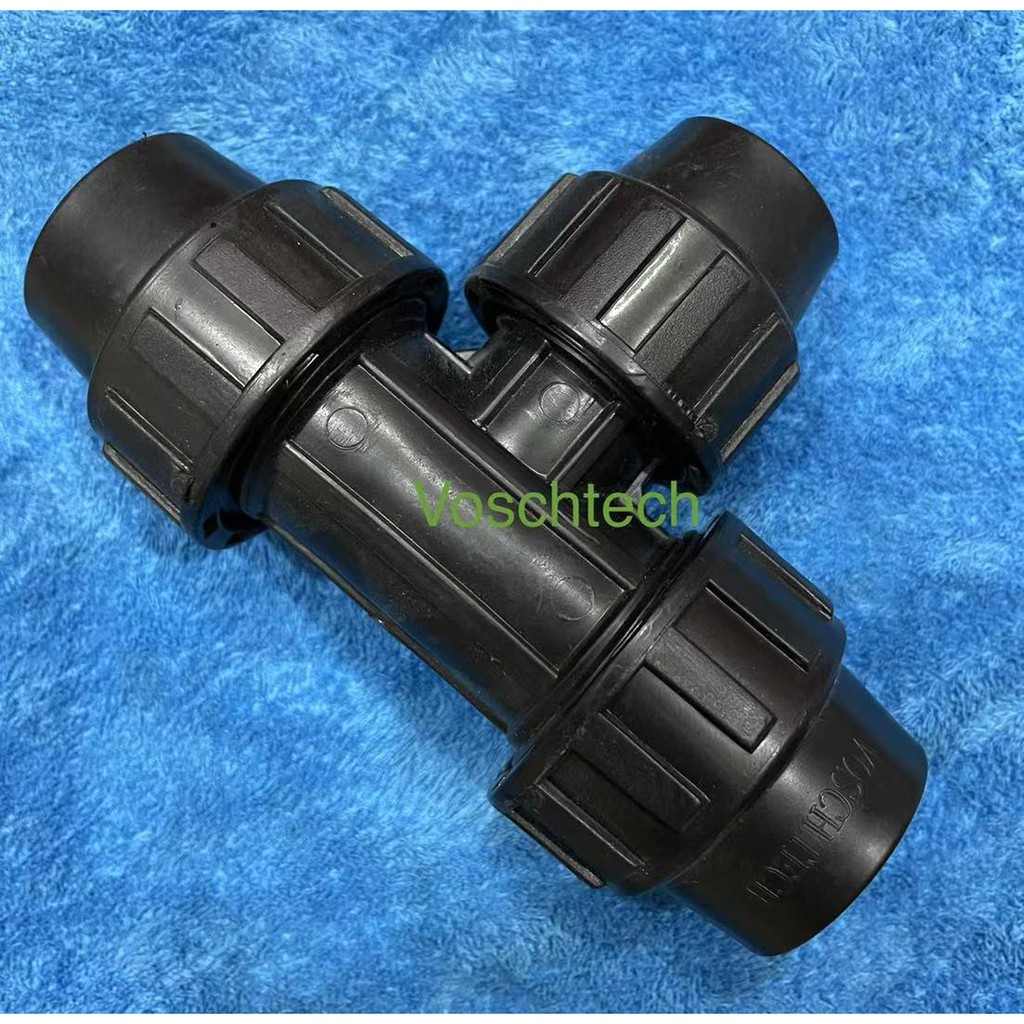 Pe compression fittings Tee Reducer1/2"x 3/4" 1"x1/2" 1"x3/4" 1 1/4*3/4" 1 1/4"*1" | Shopee ...