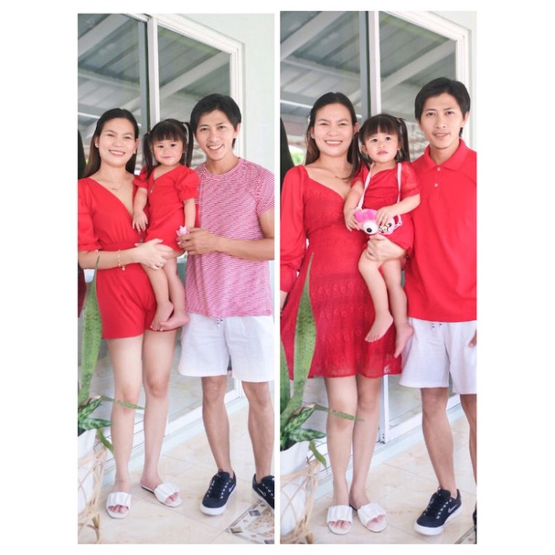 KAYISH PREMIUM INDIVIDUALLY PRICED RED ROMPER FAMILY SET FOR MOM,DAD ...