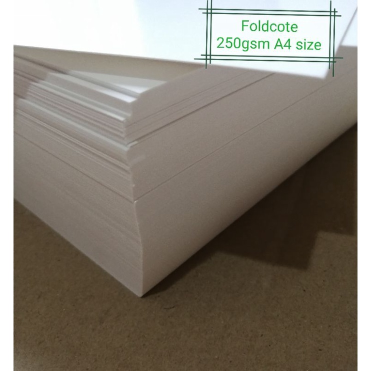 25/50pcs Fold cote / Foldcote Board Paper 220gsm/250gsm/300gsm/320gsm ...