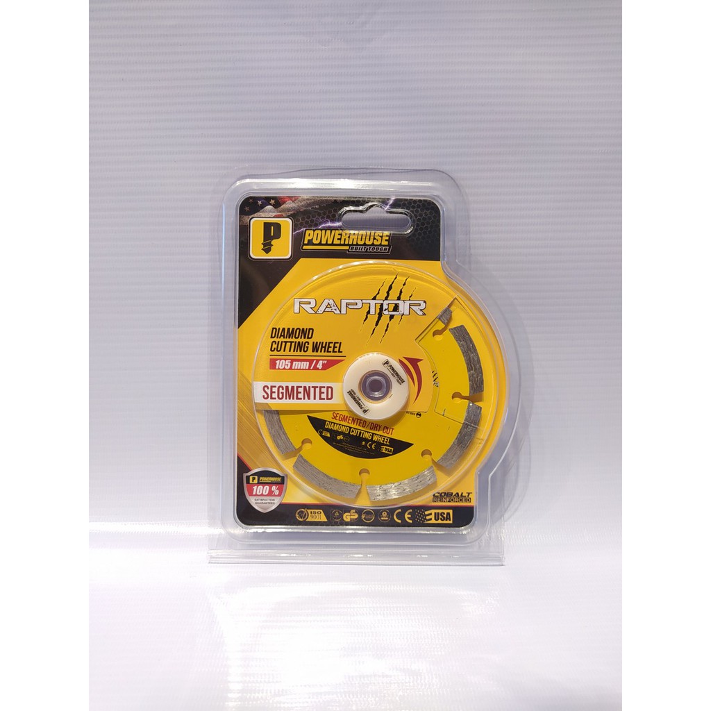 POWERHOUSE Raptor Diamond Cutting Wheel 105mm (Segmented) | Shopee ...