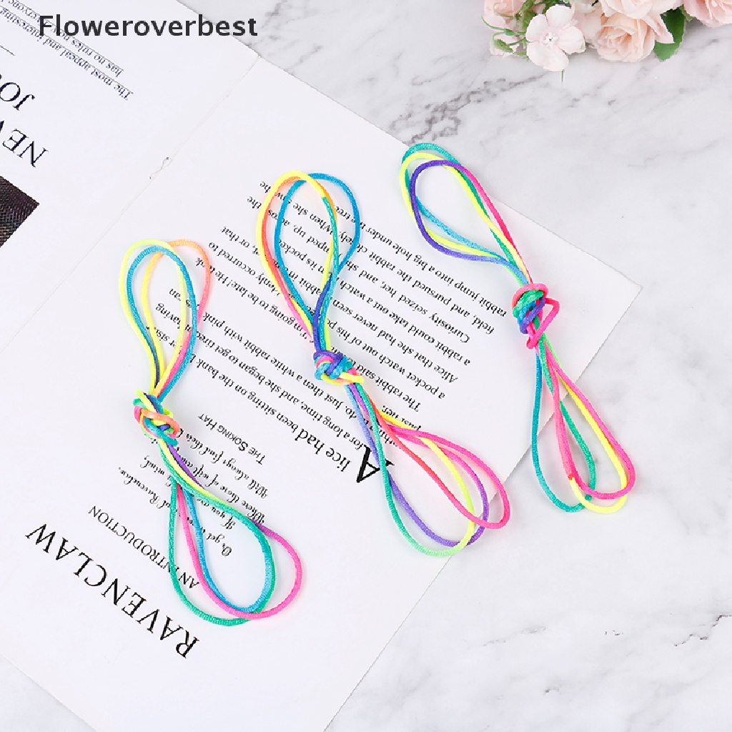 FBPH 3pcs Rainbow String Rope Art Cat's Cradle Kids Fumble Finger Game ...