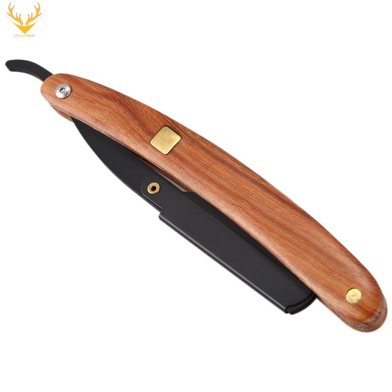 [NEW PRODUCT]Stainless Steel Straight Edge Razor Folding Shaver Barber ...