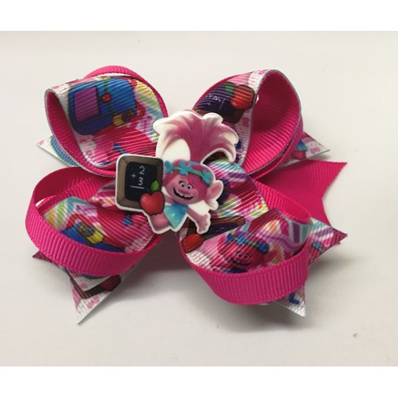 Princess Poppy Hair Bow 3D Stacked Design | Shopee Philippines