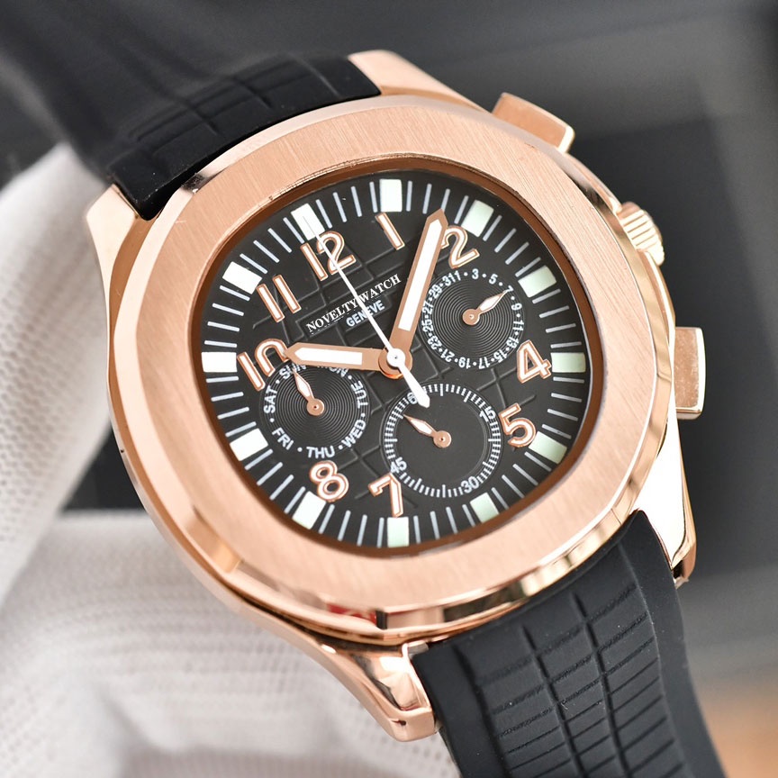 PP AQUANAUI Multifunctional Series Men's Casual Three-Hand Fully ...