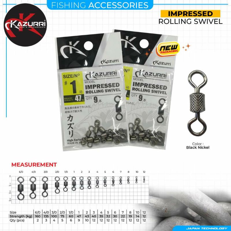 Rolling Swivel spool Made in Japan Kazurri | Shopee Philippines