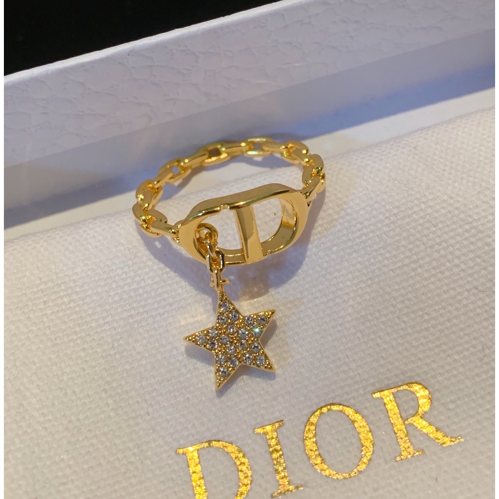 Dors Gold Simple Cd Ring For Women With Box | Shopee Philippines