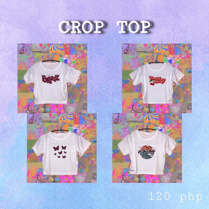 Crop Top ( Free size ) | Shopee Philippines