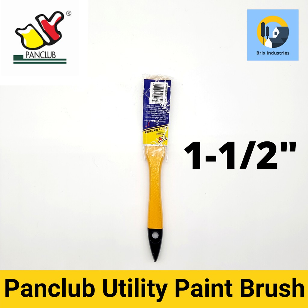 Panclub Paint Brush 1/2" 3/4" 1" 1-1/2" 2" 2-1/2" 3" 4" Quality Utility ...