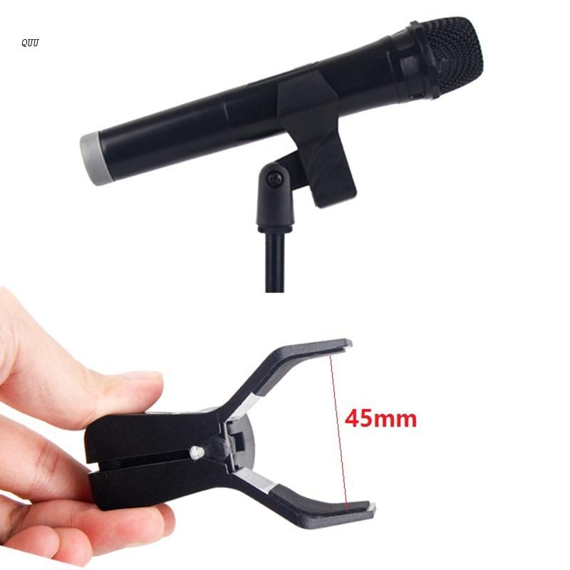 QUU Flexible Clamp Microphone Clips for Most Wired &Wireless Mic Holder ...