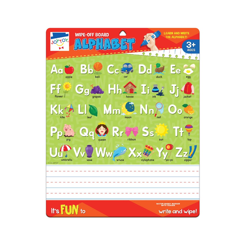 JOYTOY Alphabet Wipe-off Board | Shopee Philippines