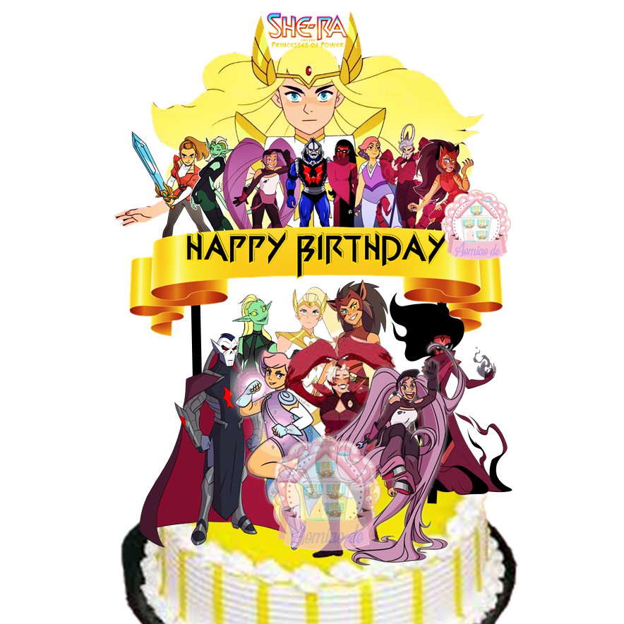 She ra and the princesses of power cake topper | Shopee Philippines