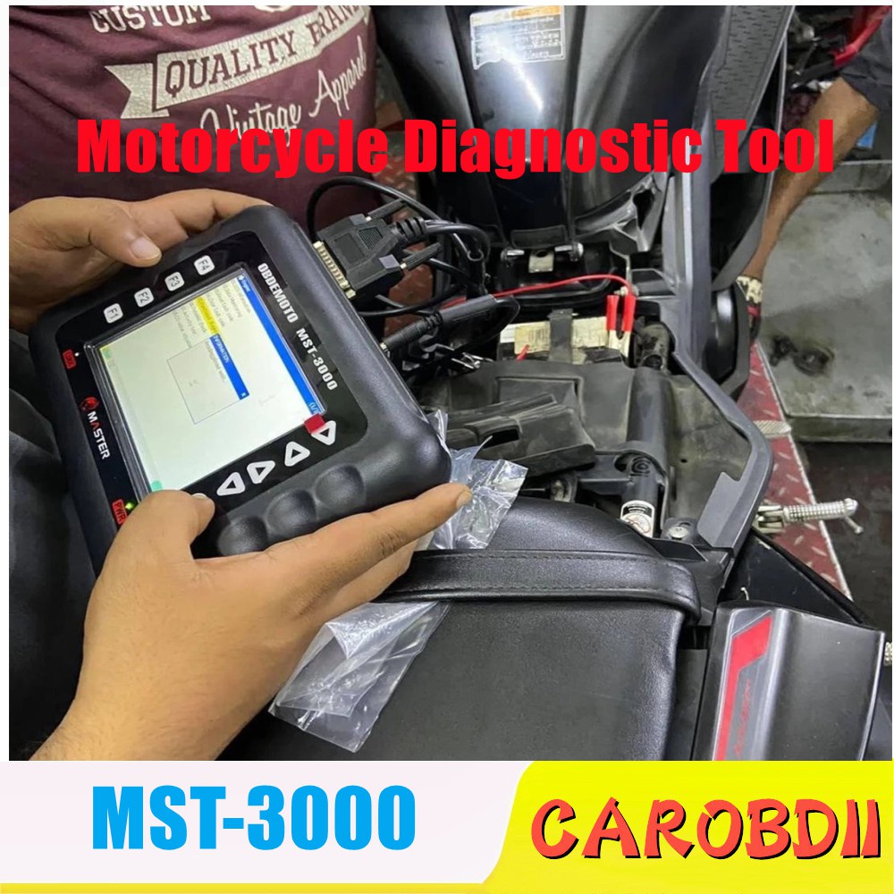 Master MST-3000 Universal Motorcycle Scanner Fault Code Scan Tool for ...