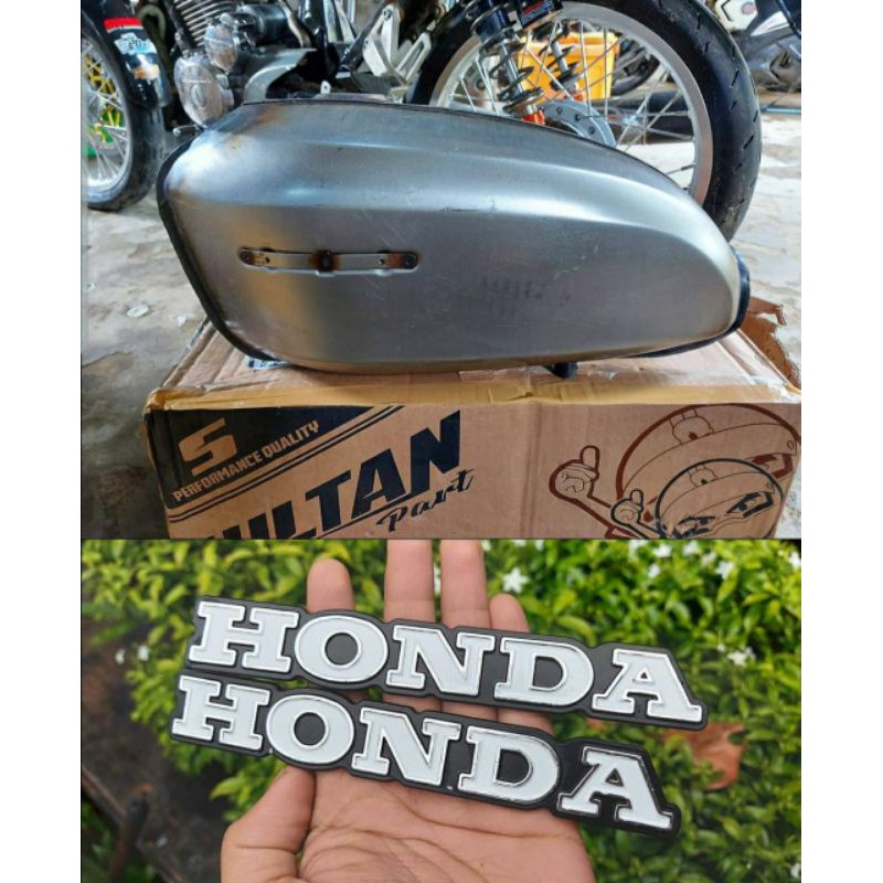 Cb125 tank pres sultan parts sultan tank part cb125 tank emblem set ...