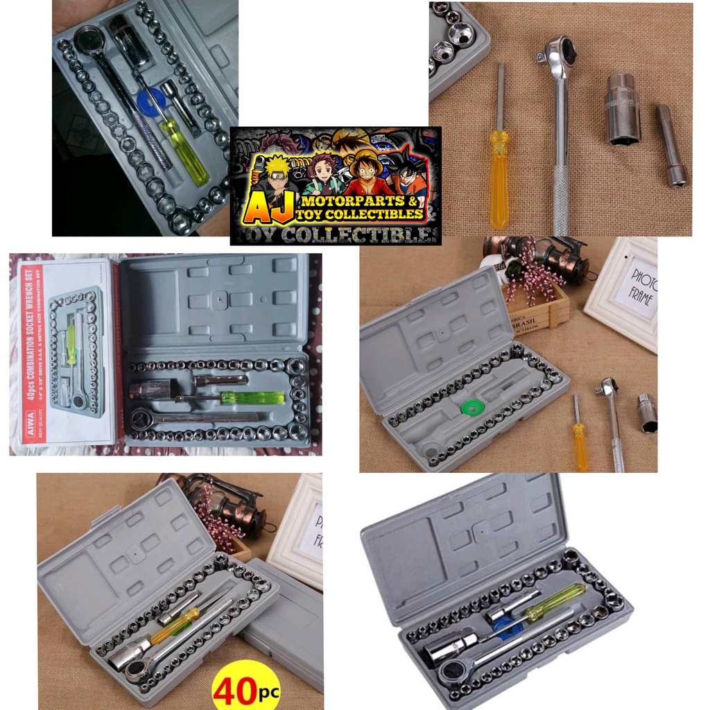 Wrench set tools - Combination Sockets 40 pcs | Shopee Philippines