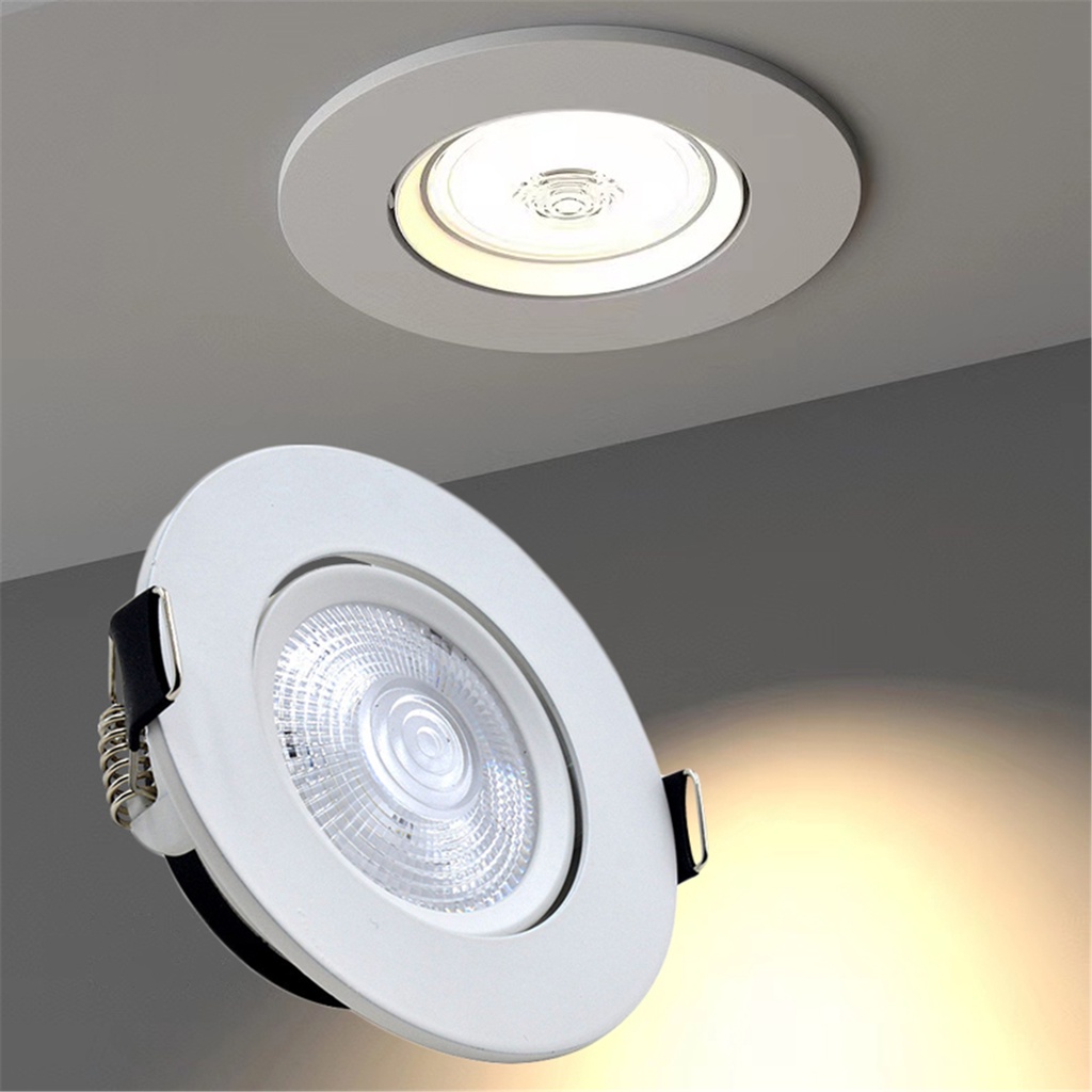 Led Downlight Adjustable AC100-265V Ultra-thin Downlight 3W 5W 10W 15W Ceiling Downlight ...