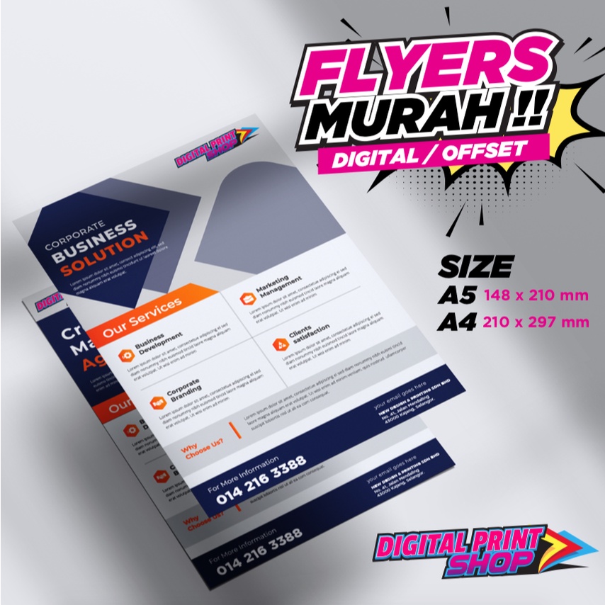 PRINTING Flyers A5/A4, Catalog A5/A4, Brochure A5/A4 | Shopee Philippines