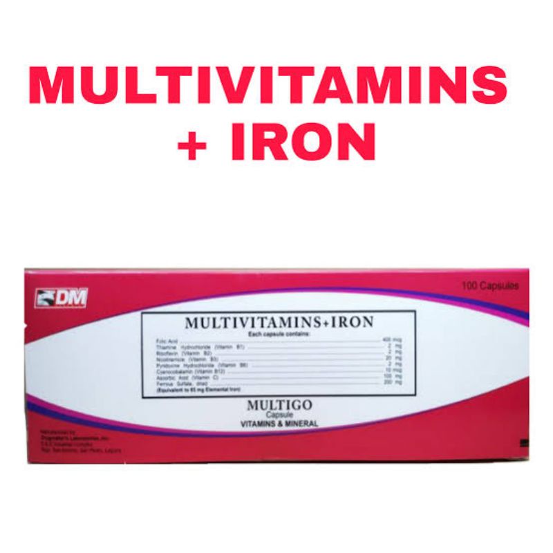 multigo multivitamins plus iron ( previous multigrow) generic of ...