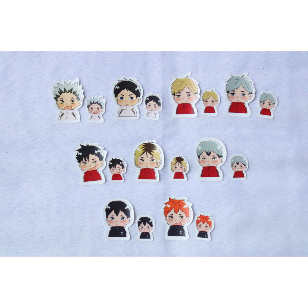 Haikyuu Sticker Set (Sold Out) | Shopee Philippines