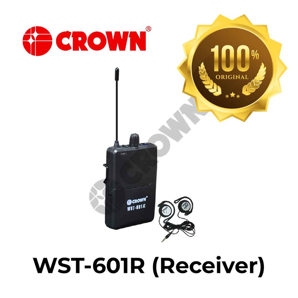 WST-601R (RECEIVER) CROWN TOUR GUIDE WIRELESS MICROPHONE | Shopee ...