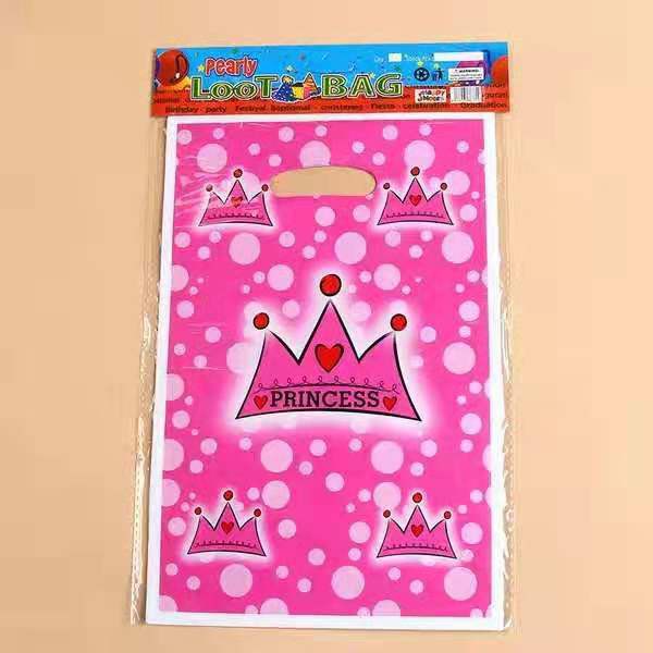 Pink Princess and Blue Prince disposable character loot bag birthday ...