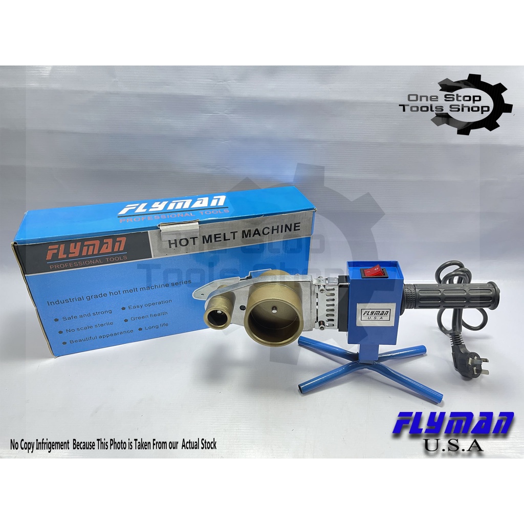 ONE STOP TOOLS SHOP ORIGINAL FLYMAN HEAVY DUTY HOT MELT MACHINE/ PPR ...