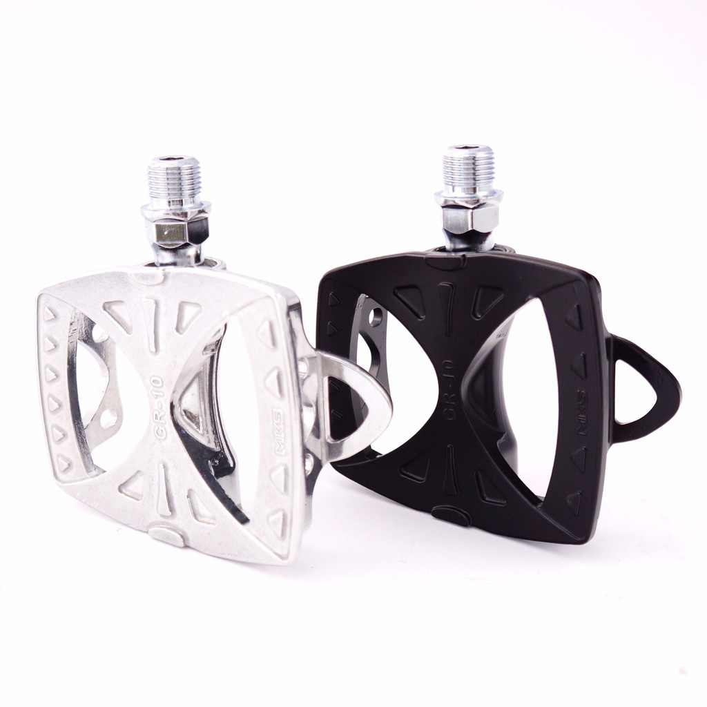 MKS Aluminum Alloy Integrated GR-10 Road Bike Silver Pedal Silver Bike ...