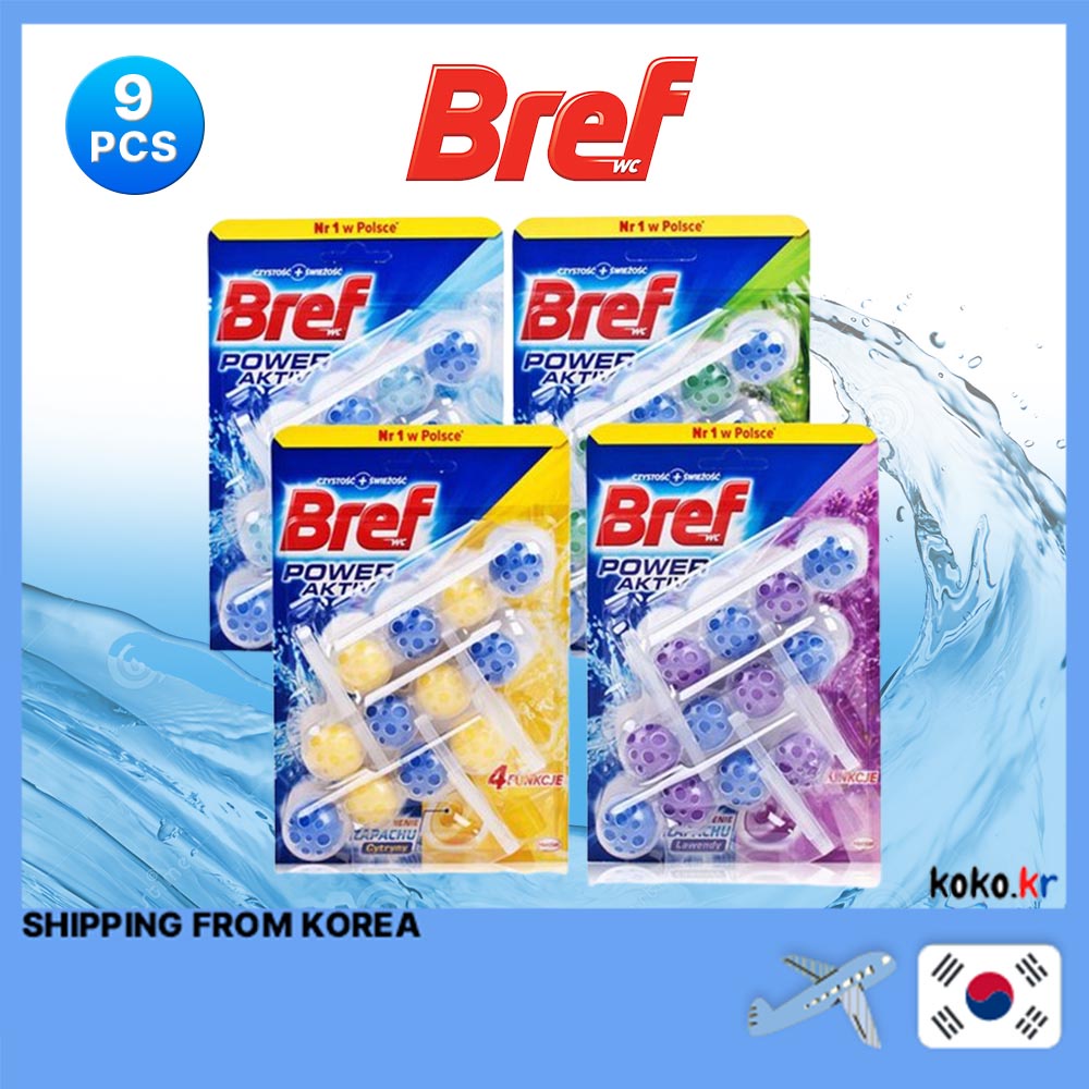 Bref Power Active Duo Packs 3 Unit x 3 Pack (9 P) / Toilet Cleaning ...