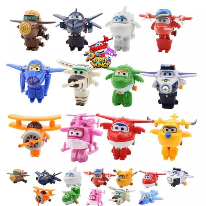 Action FIGURE SUPERWINGS SUPER WINGS SET Contents 12 PCS Toy TOPPER ...