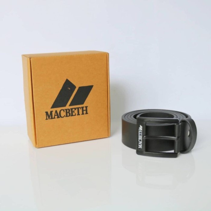 Macbeth LEATHER BELT MEN'S BELT WOMEN'S BELT | Shopee Philippines