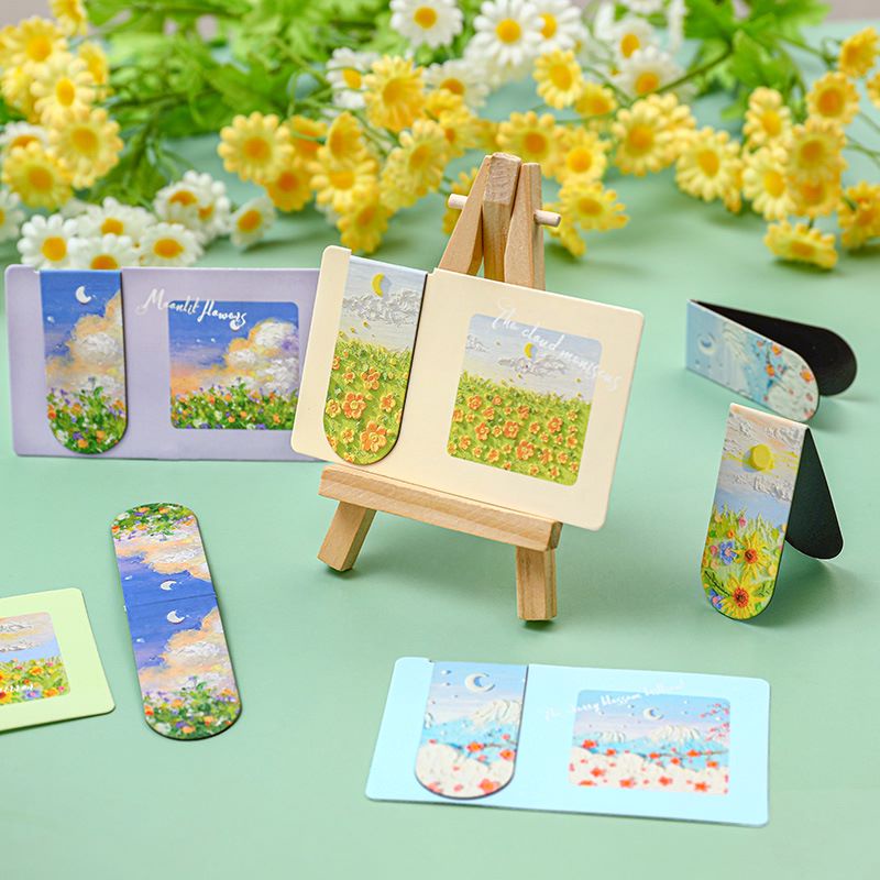 Nature Scenery Magnet Bookmark Magnetic Reading Book Mark Page Clips ...