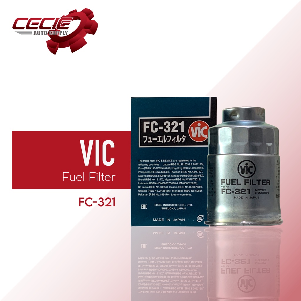 Vic Fuel Filter FC-321for Mitsubishi 4D56 and Isuzu | Shopee Philippines