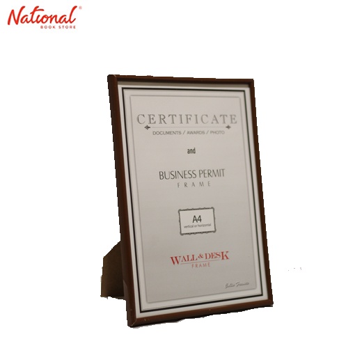 Colin Certificate Frame A4 Brown National Book Store | Shopee Philippines