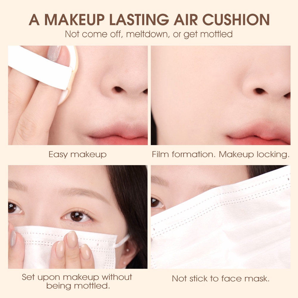 OTWOO Full Coverage Air Cushion BB Cream Foundation Long Lasting ...