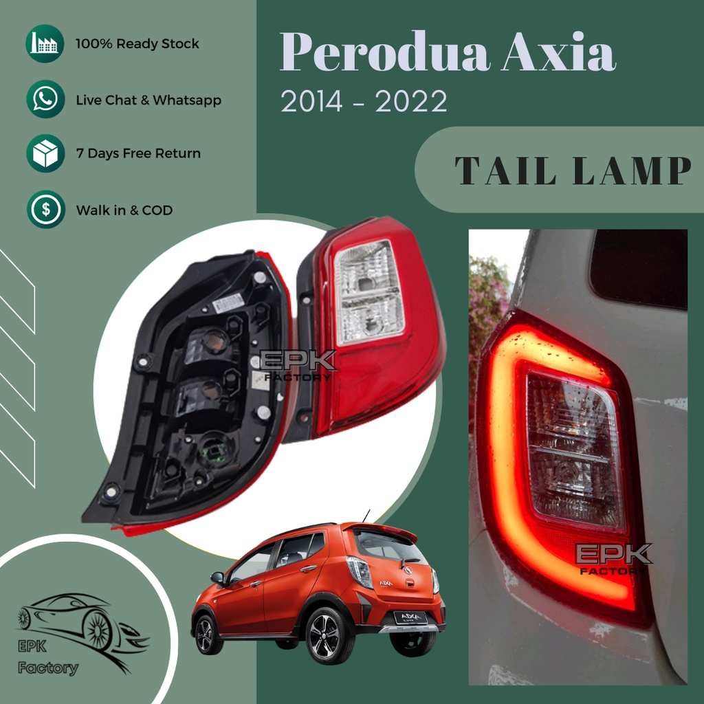 Perodua Axia Tail Lamp Tail Light Taillamp Taillight LED Light Bar 2014 ...