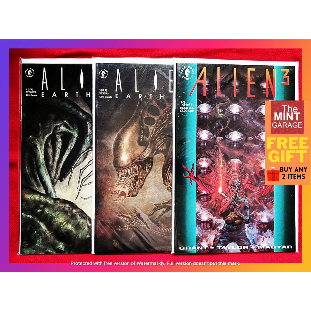 Alien Comics Dark Horse Comic Book (1990-1992) VF - Alien 3 #3, Aliens ...