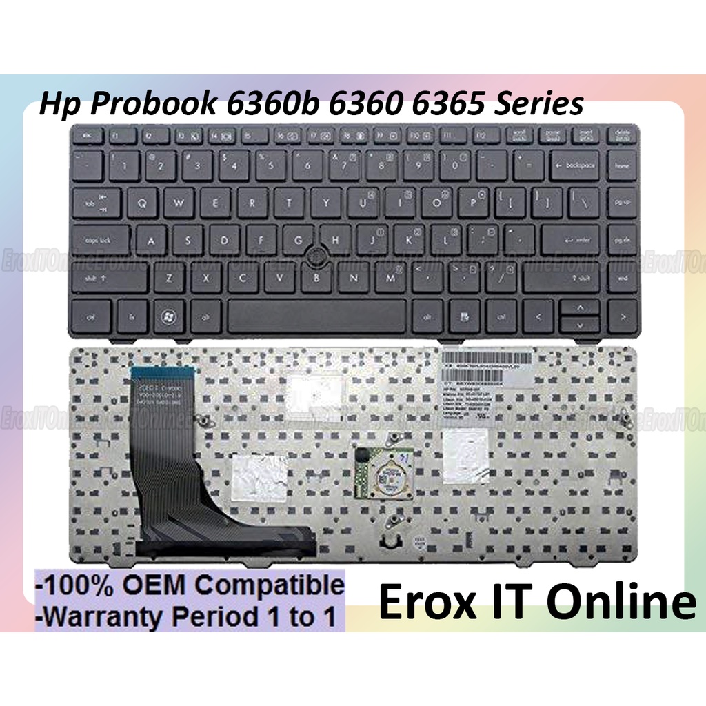Hp Probook 6360b 6360 6365 6360t Series V119030A 639478-001 Laptop ...