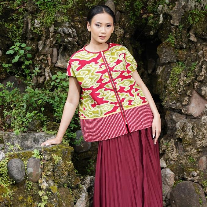 Nona RARA-Dhira MGM T1554, modern Women's batik Work blouse | Shopee ...
