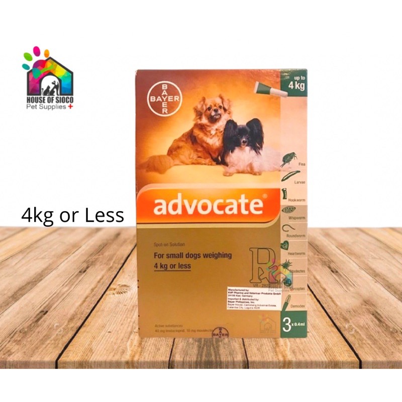 Advocate Spot-on Solution For Dogs Up To 4Kg (APRIL 2024 EXPIRY ...