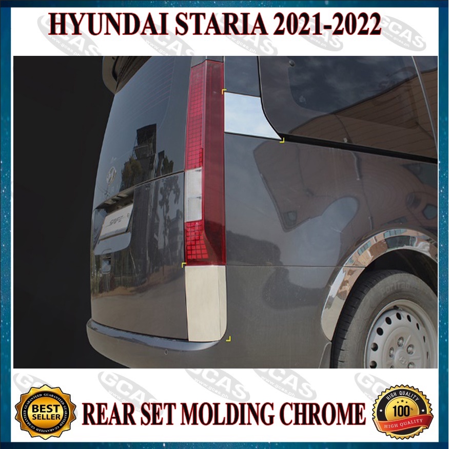 2021 2022 2023 Hyundai Staria Rear Set Molding Chrome | Shopee Philippines