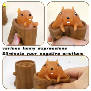 Cute Squishy Toys Cheese Mouse Toys Funny Rat Cup Squeeze Cup Toys for ...