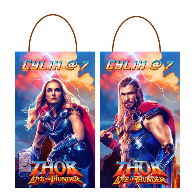 Thor Love and Thunder Theme Customize loot bag | Shopee Philippines