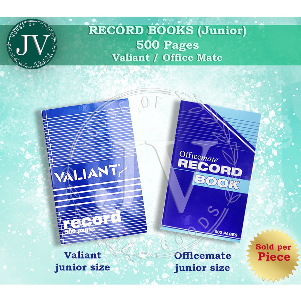 𝙈𝙞𝙣𝙞 Record Book 150p/200p/300p/500pages 8.5"x5.5" 1pc6 | Shopee ...